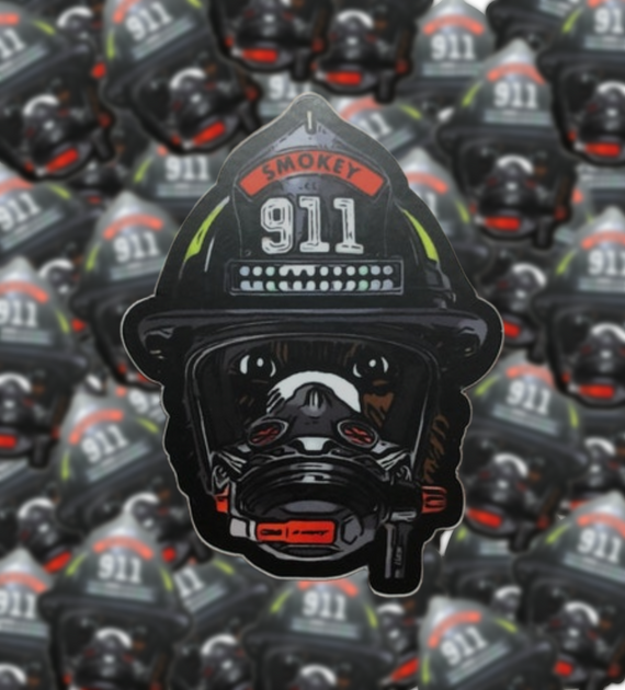 Smokey the Bear SCBA Sticker | The Daily Medic