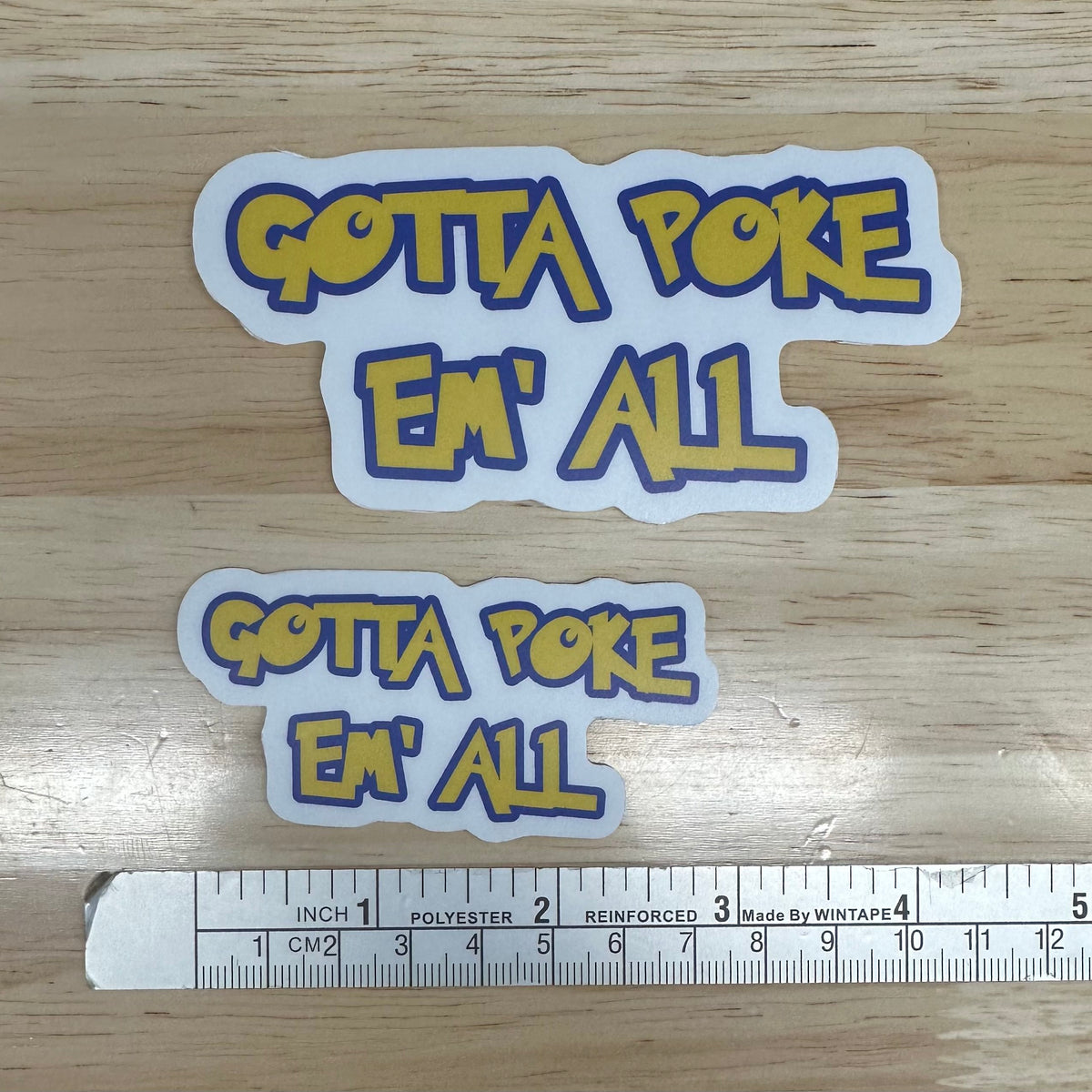 Gotta Poke Em All Sticker – The Daily Medic