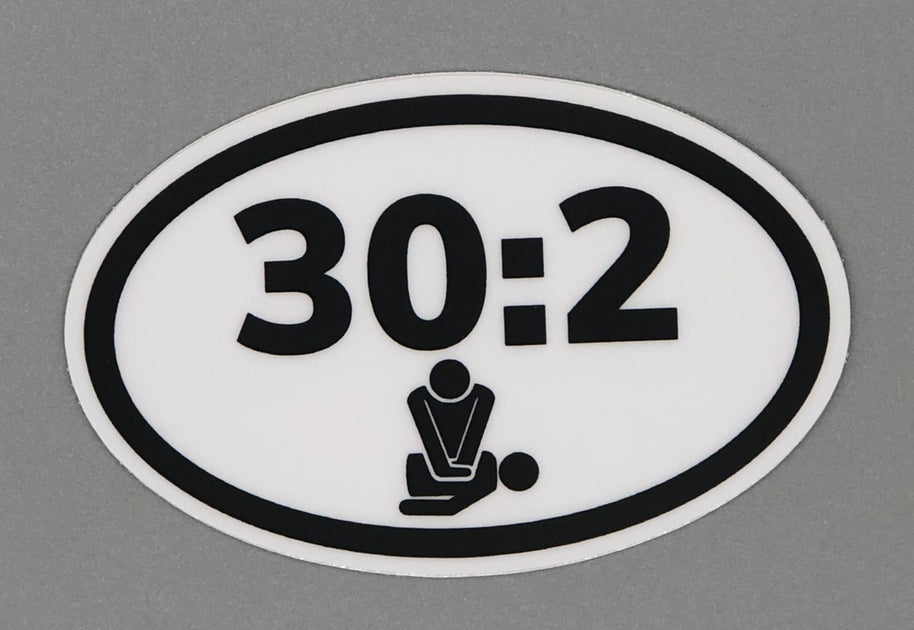 30:2 CPR Marathon Style Bumper Sticker | The Daily Medic