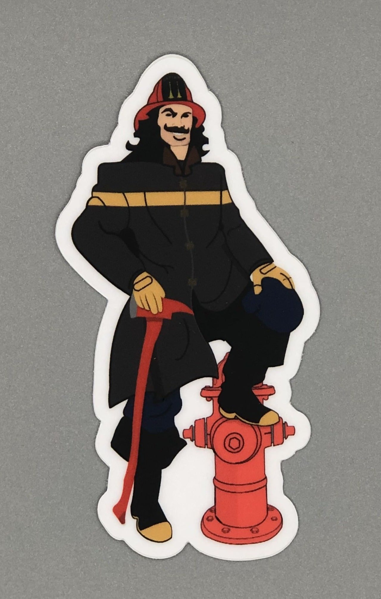 Fire Captain Morgan - Firefighter Sticker | The Daily Medic