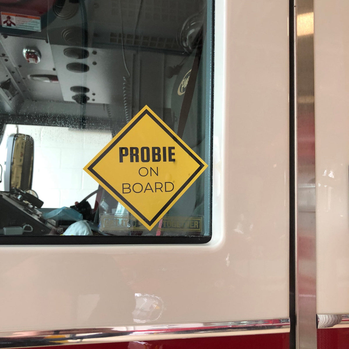 PROBIE ON BOARD window cling – The Daily Medic