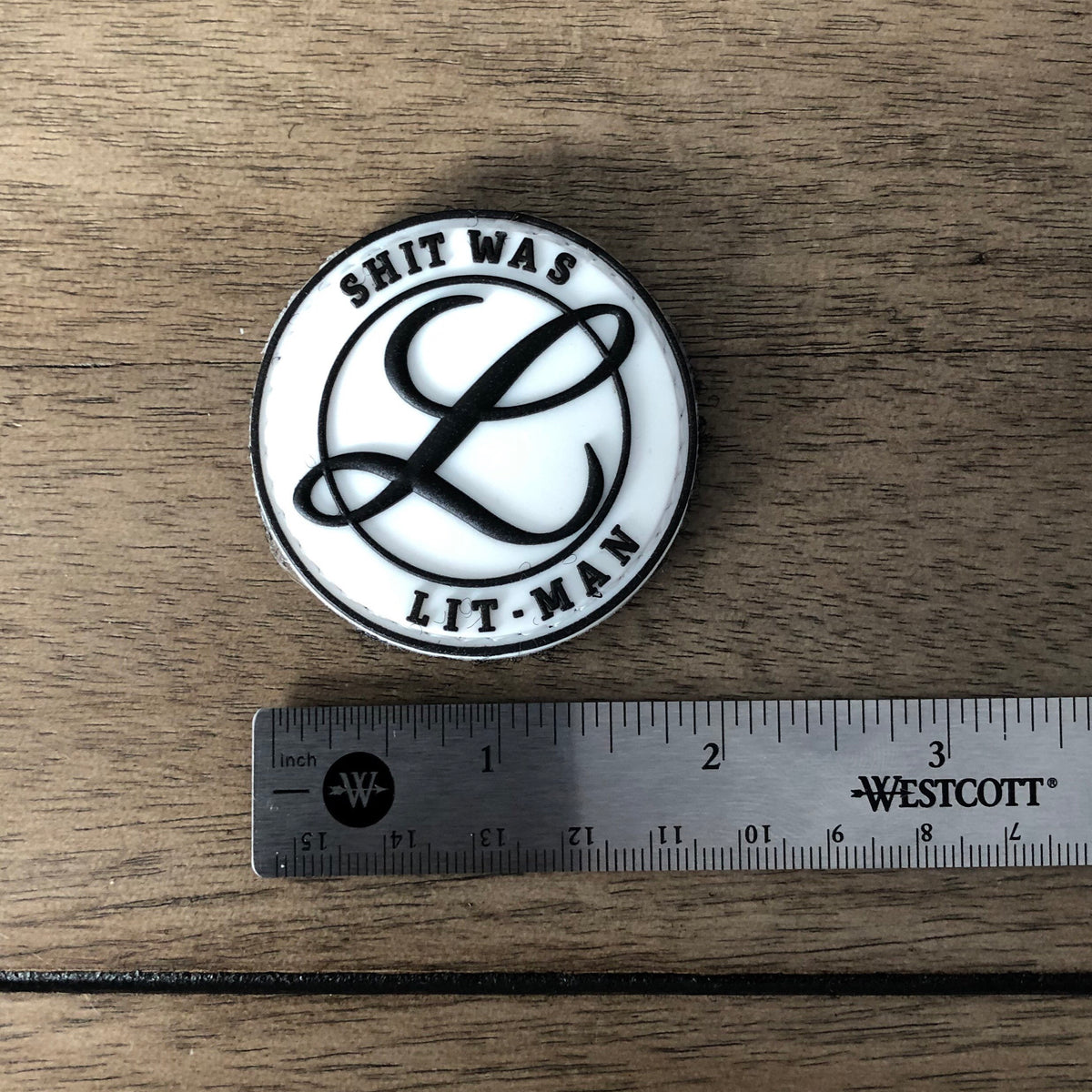 Shit Was Lit Man PVC Morale Patch – The Daily Medic