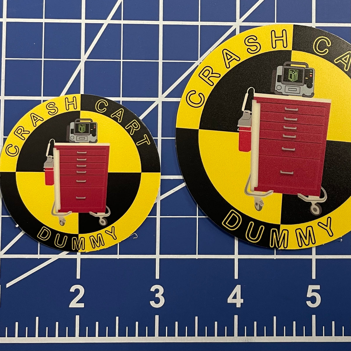 Crash Cart Dummy Sticker – The Daily Medic