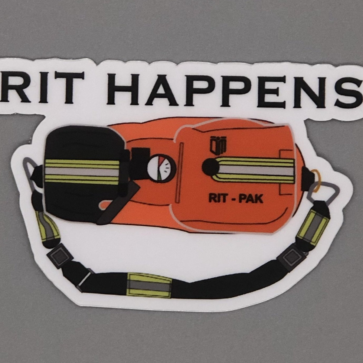 Rit Happens Sticker – The Daily Medic