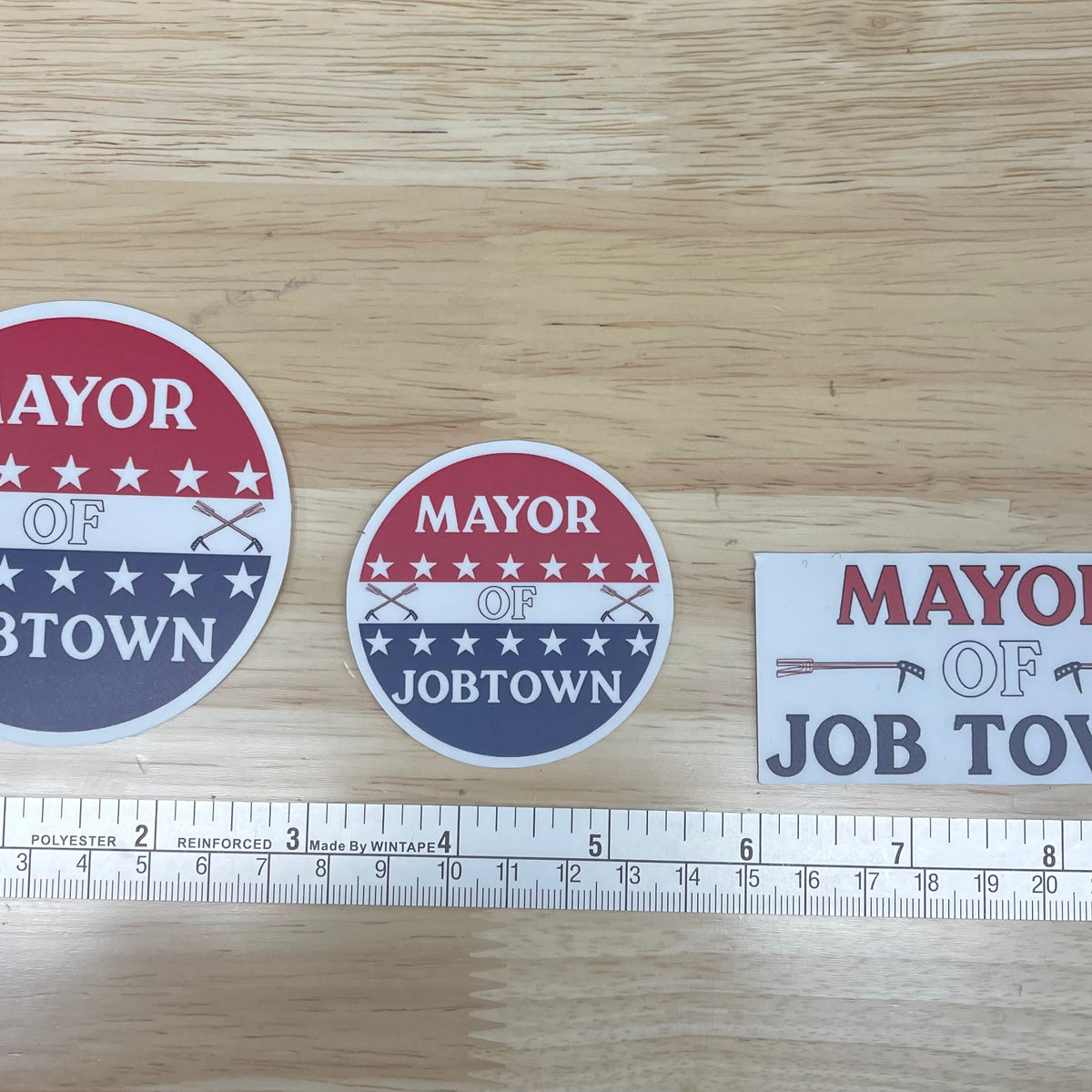 Mayor of Jobtown Sticker – The Daily Medic