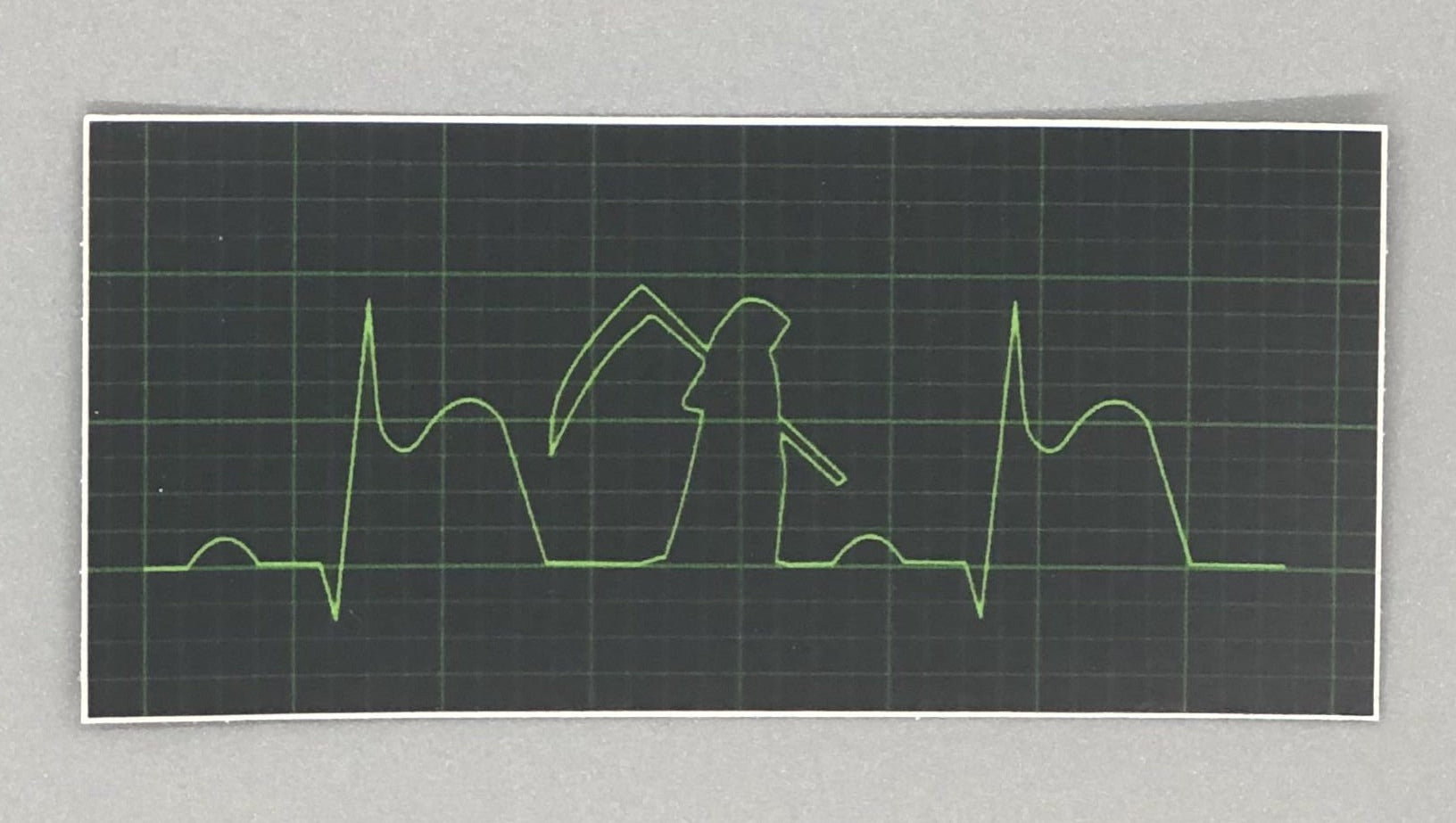 Grim Reaper STEMI EKG Strip Sticker | The Daily Medic